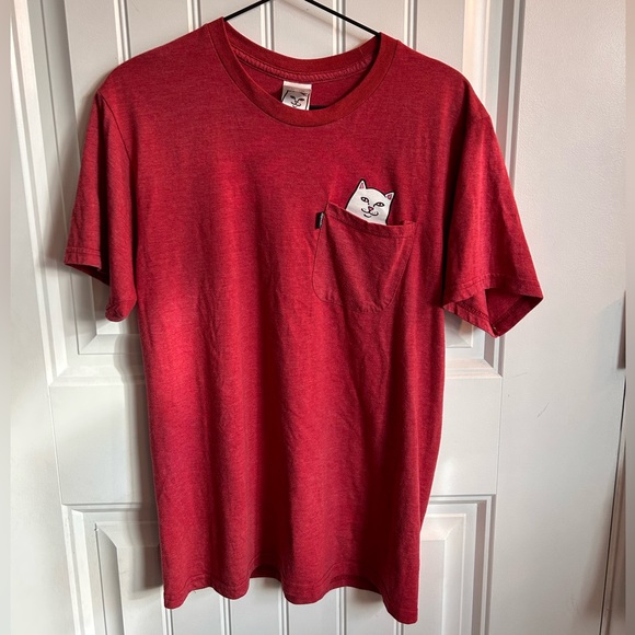 Ripndip | Shirts | Ripndip Red Pocket Tee | Poshmark